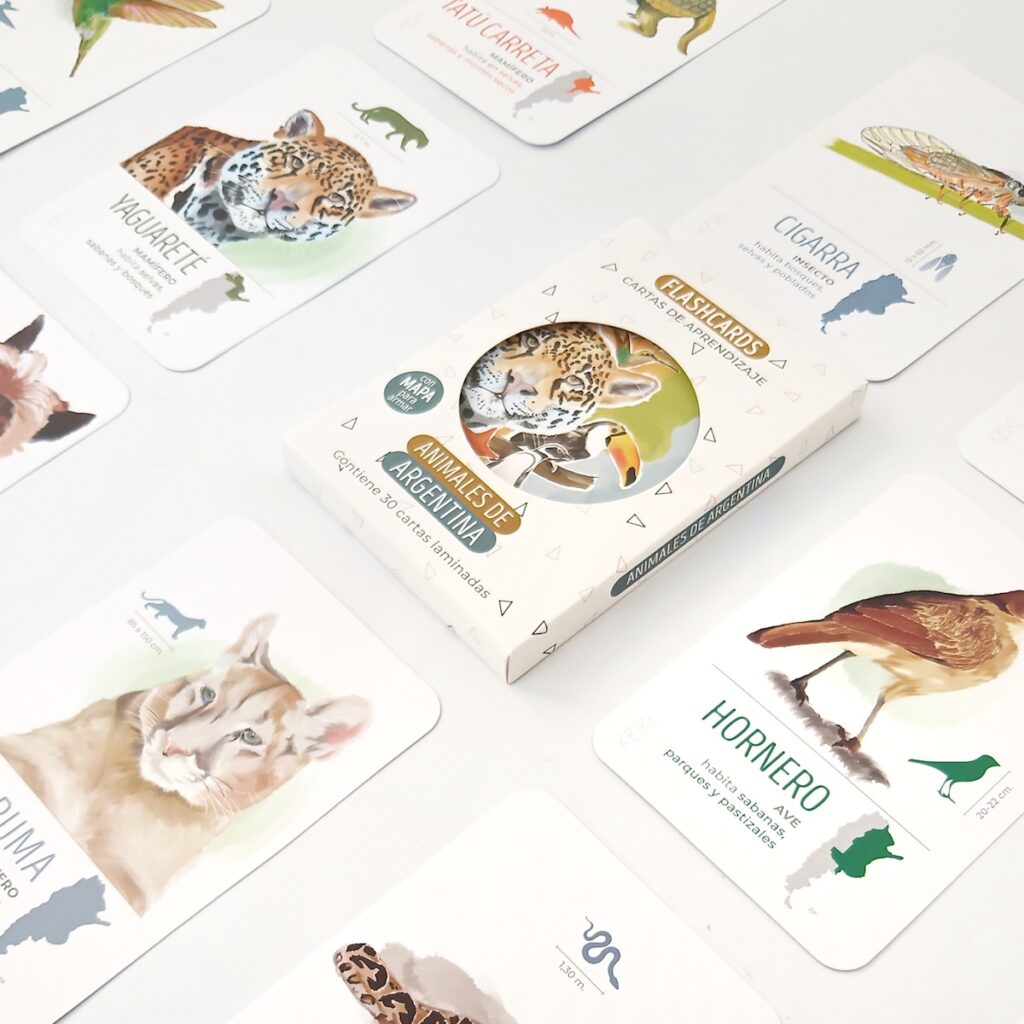 Flashcards – Animales de Argentina - Tienda Lolo's